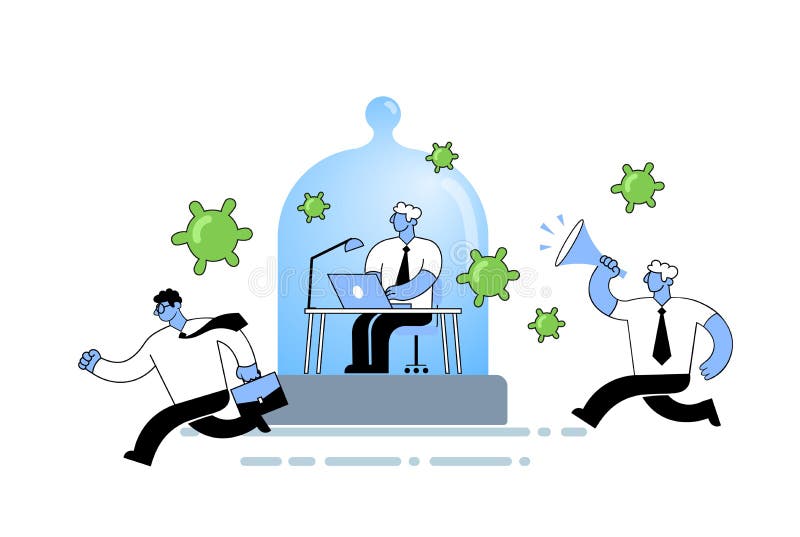 Coronavirus Danger Public Health Pandemic Medical Concept with ...