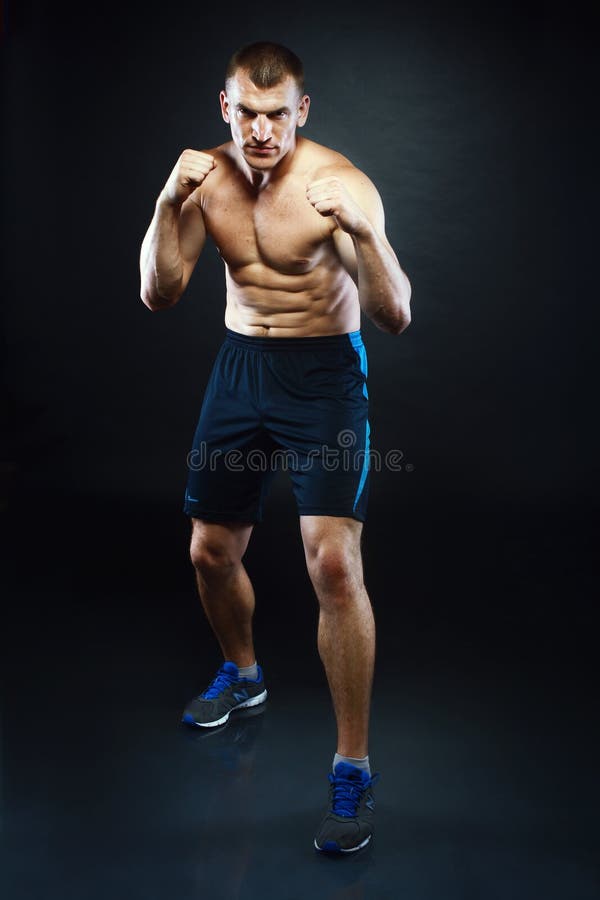 Man fighter stock photo. Image of caucasian, fist, healthy - 42727592
