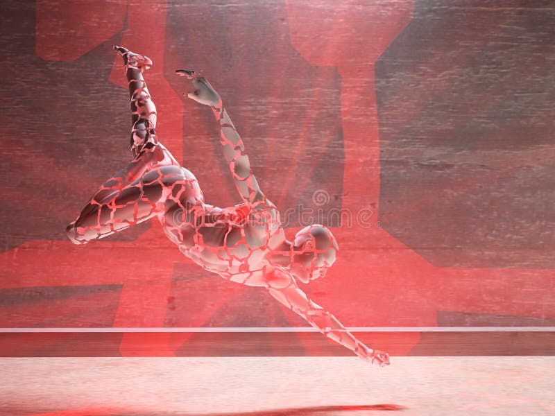 Motion man stock illustration. Illustration of athlete - 192031059