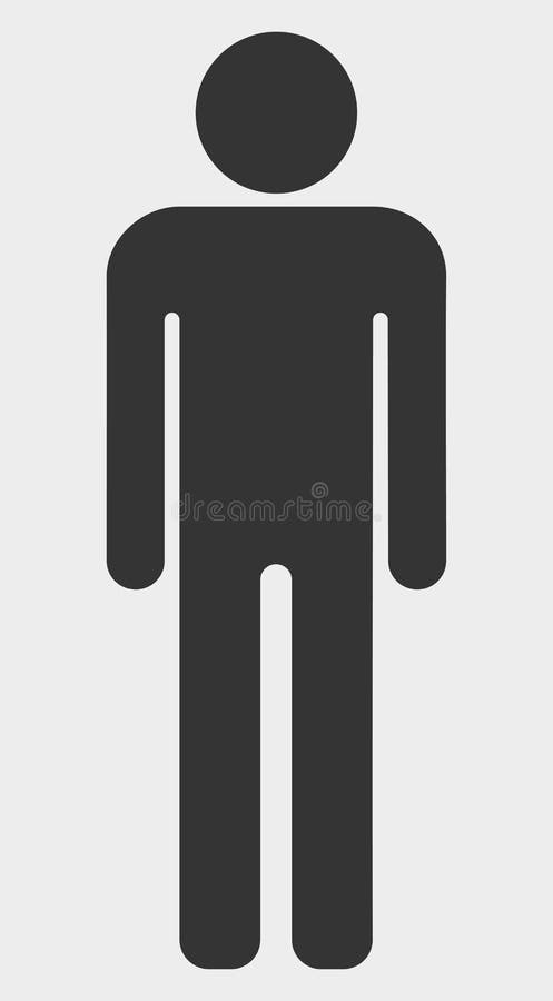 Man Figure Vector Icon Illustration Stock Vector - Illustration of ...
