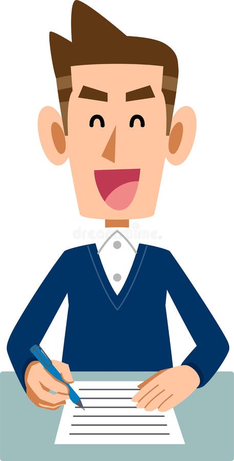 Filling Out Form Stock Illustrations – 413 Filling Out Form Stock ...