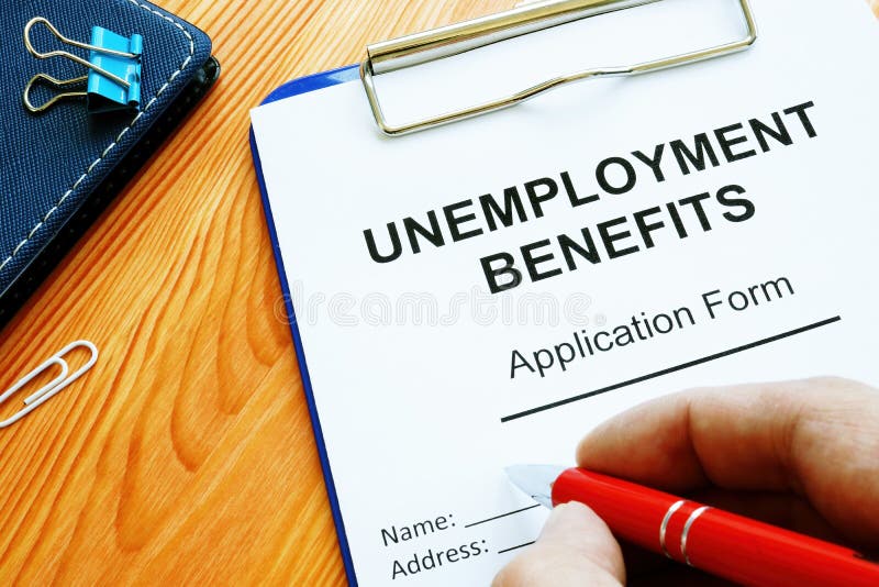 Unemployment Benefits Form. Stock Image - Image of unemployment ...