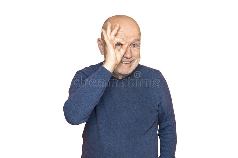 Man Fingers Around His Eye Stock Photos - Free & Royalty-Free Stock ...