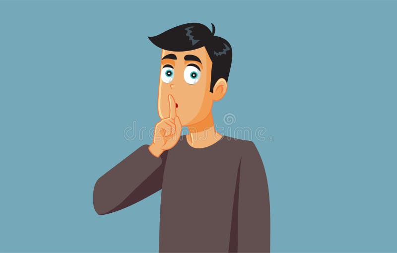 Keeping A Secret Clipart