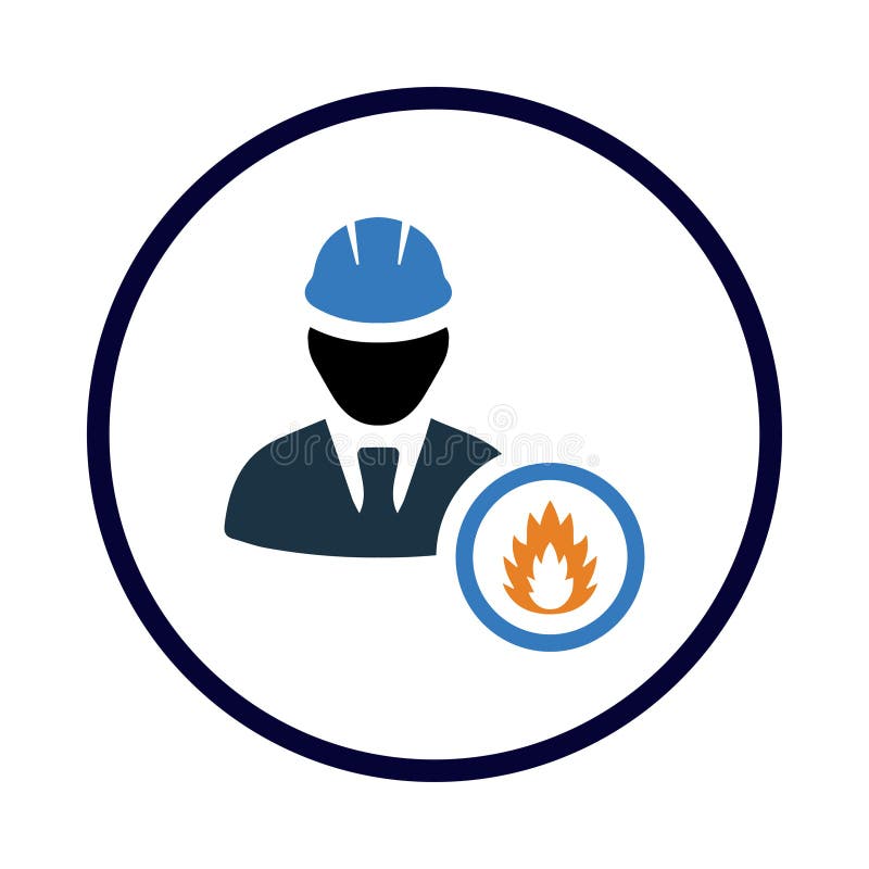 Man, Fire, Fire Fighter Icon Stock Vector - Illustration of rescue ...