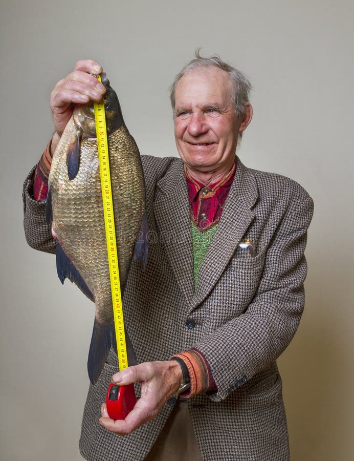Man with fish. stock photo. Image of fisher, fisherman - 51107368