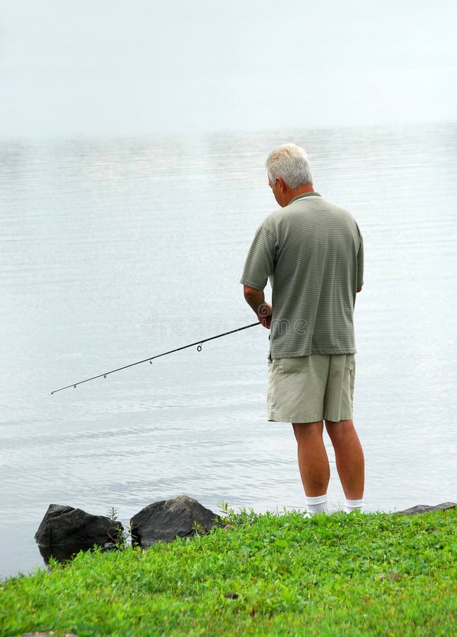 Man fishing stock image. Image of lake, fish, male, hobby - 997549