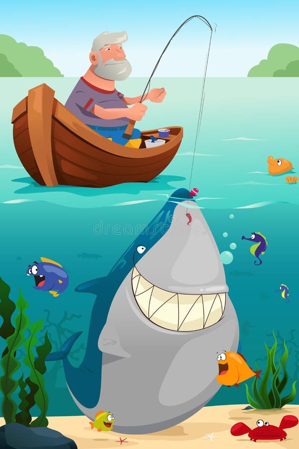 Old Man Fishing Stock Illustrations – 791 Old Man Fishing Stock ...