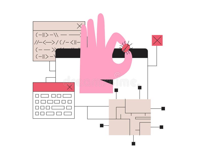 Programmer Fix Stock Illustrations – 254 Programmer Fix Stock ...