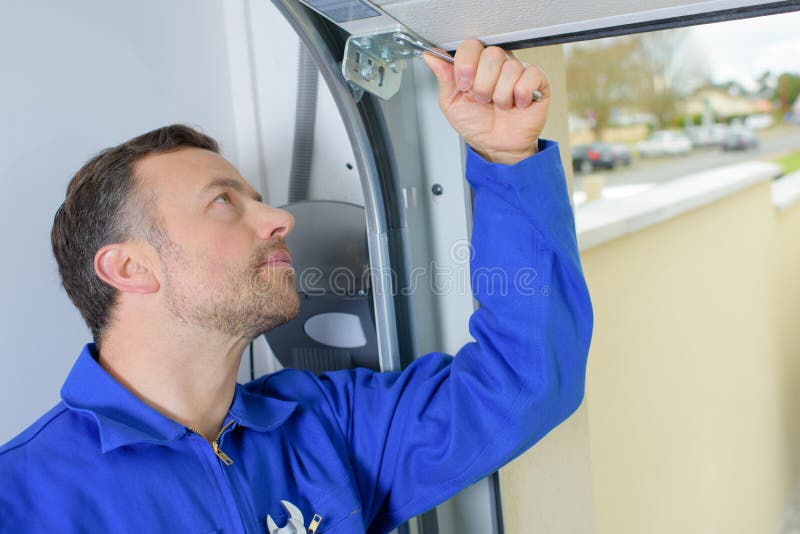 Man fixing aiplane stock image. Image of precision, aviation - 258546741