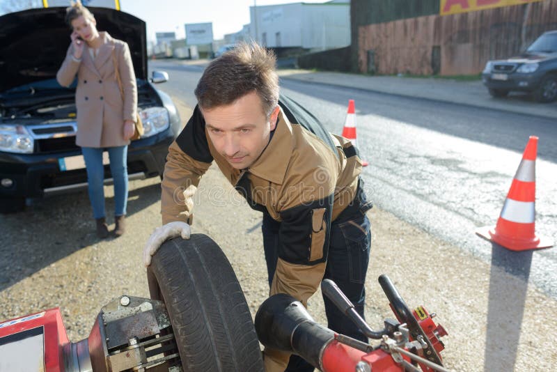 Two Mechanics Fixing the Car Stock Photo - Image of mechanic ...