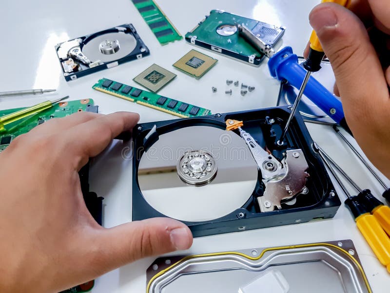 Fixing electronics stock image. Image of professional - 26200137