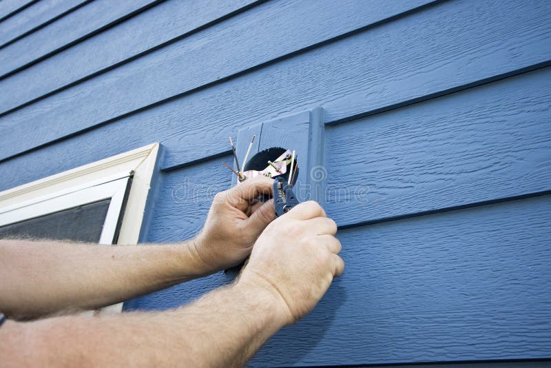 Man Fixing House stock image. Image of adult, household - 6295573