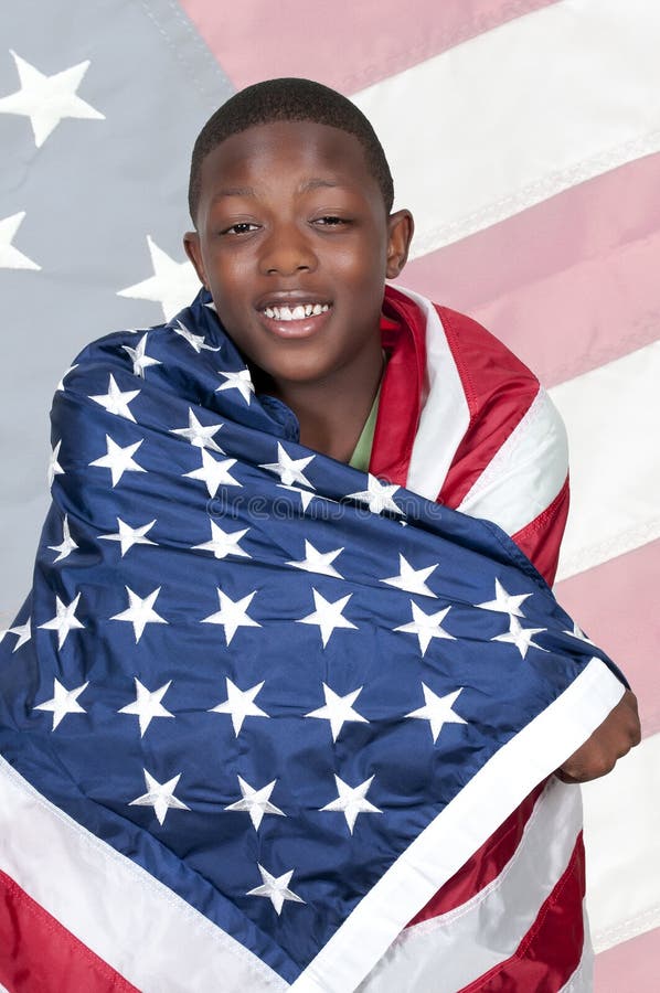 Man with Flag stock photo. Image of veterans, male, african - 26764902