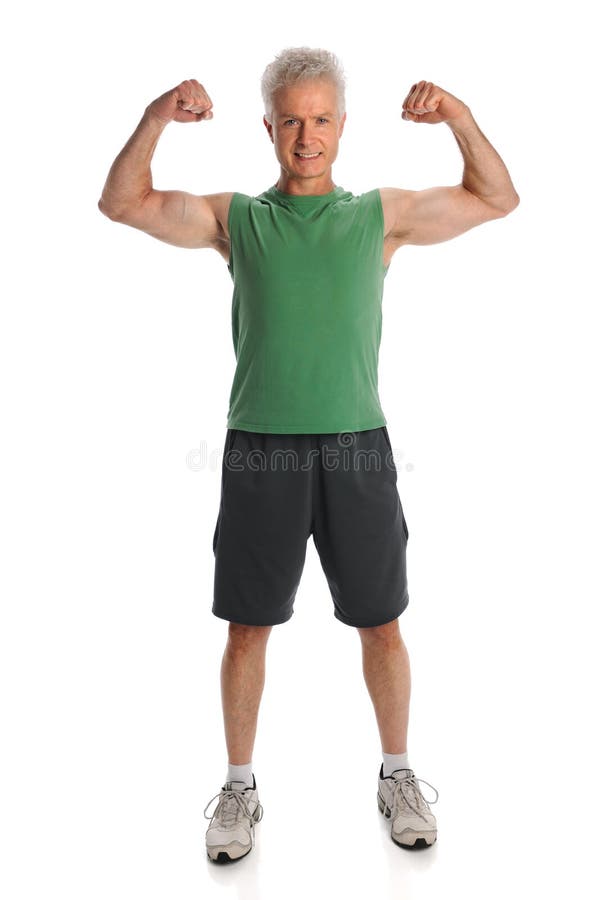 Man Flex One Arm Standing Dressed Stock Photos - Free & Royalty-Free ...
