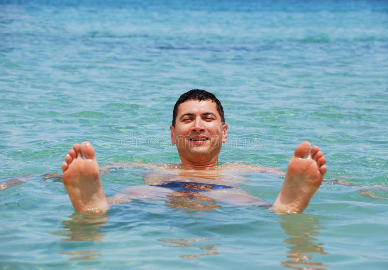 Man Floating Stock Photos - Image: 15904803
