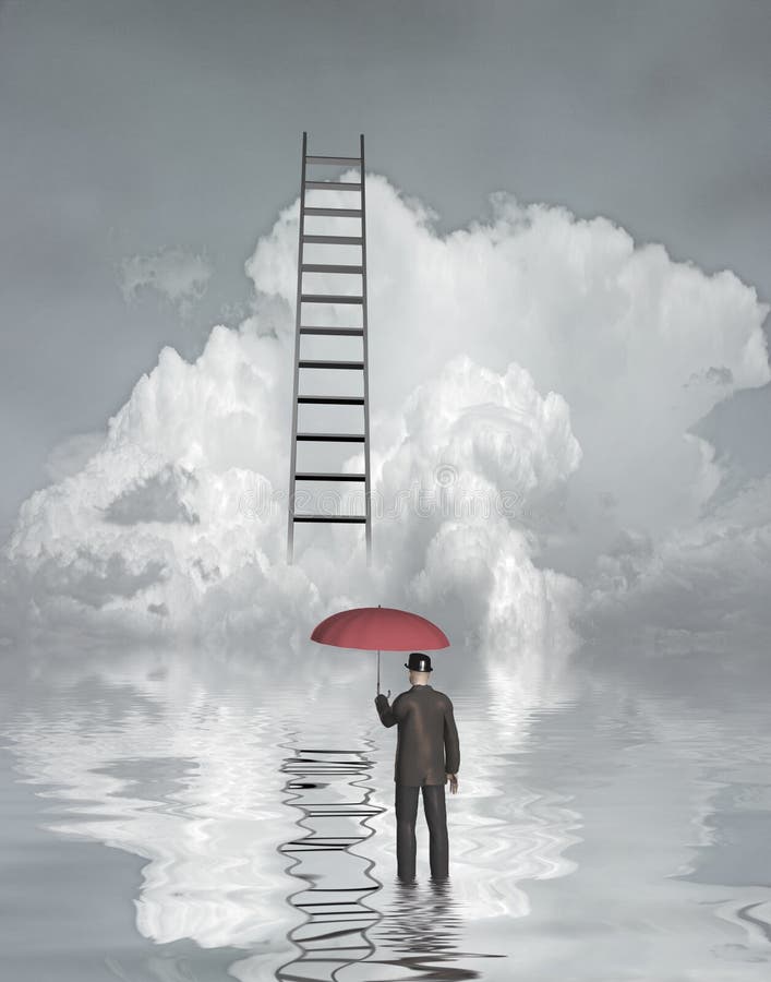 Strange Ladder Stock Illustrations – 162 Strange Ladder Stock ...