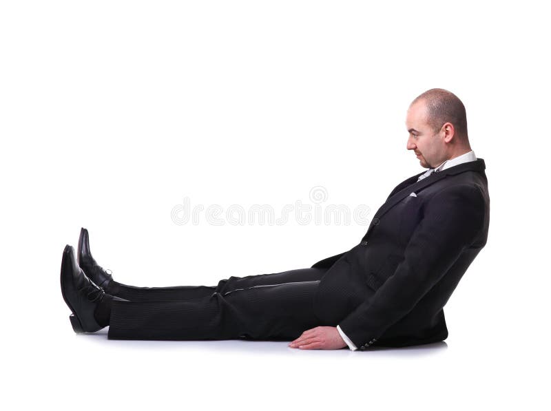 Man on floor stock photo. Image of caucasian, white, tired - 28783306