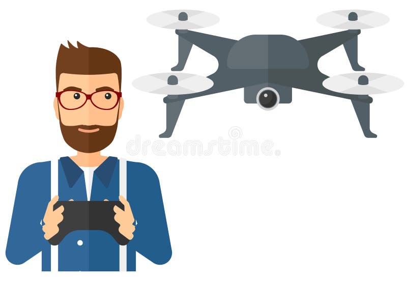 Man Cartoon Drone Stock Illustrations – 1,615 Man Cartoon Drone Stock ...