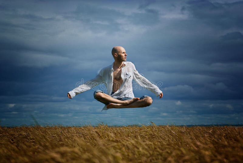 Man flying freedom stock photo. Image of landscape, healthy - 64403354