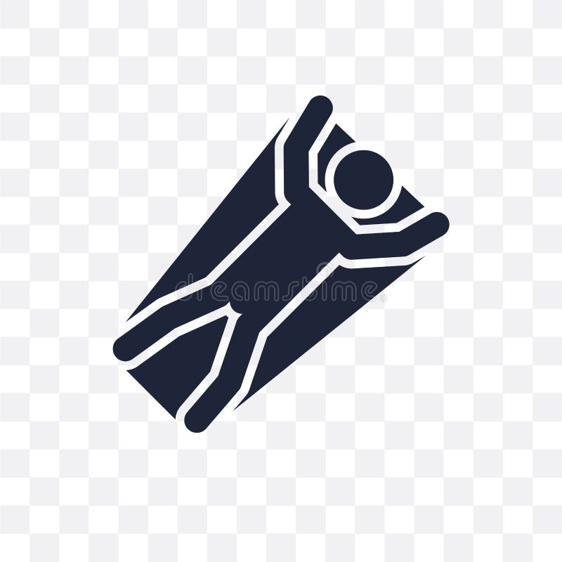 Man Flying Transparent Icon. Man Flying Symbol Design from People ...