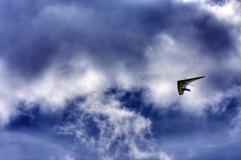 Man with flying wing stock image. Image of nature, arrival - 8755865