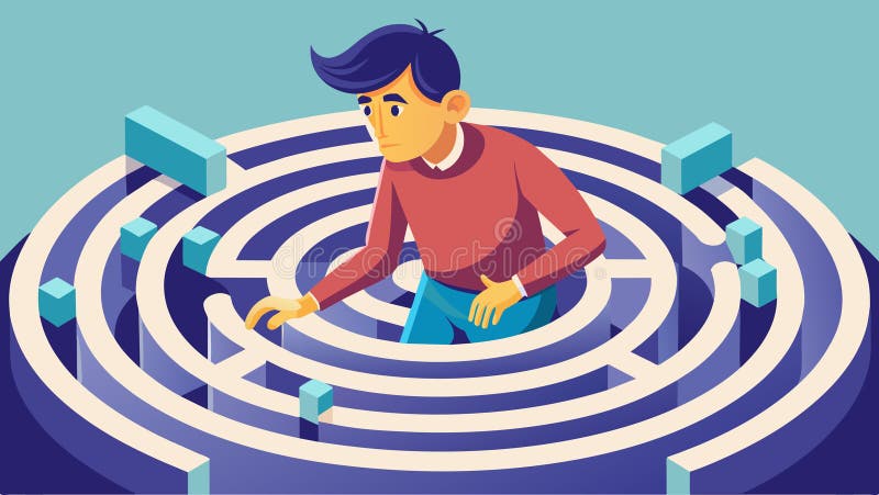 Labyrinth Art Visual Artworks Depicting Mazes, Labyrinths, or M Stock ...