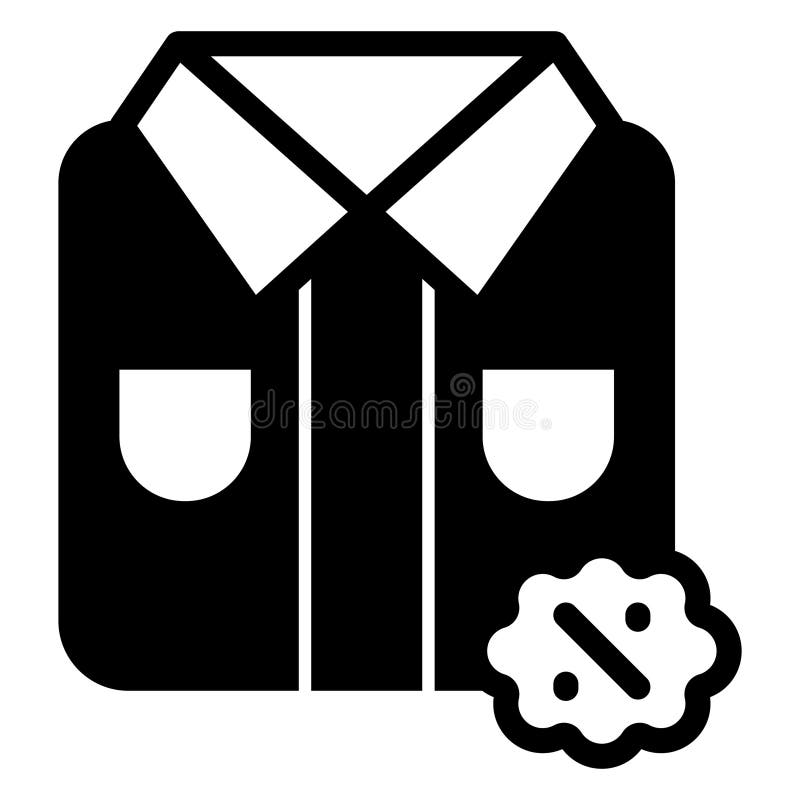 Man Folded Shirt Solid Icon, Shopping Clothes Concept. Vector Graphics ...