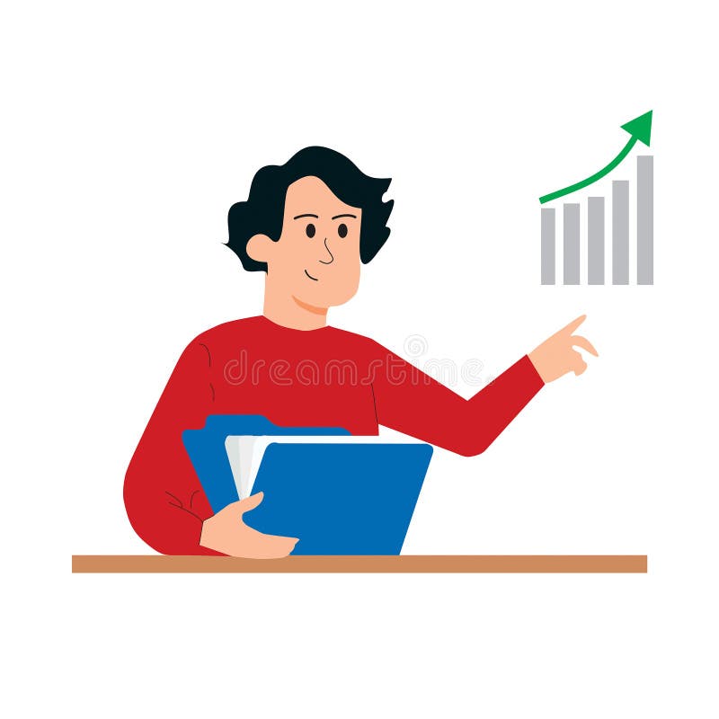 Bar Chart Man Stock Illustrations – 8,053 Bar Chart Man Stock ...