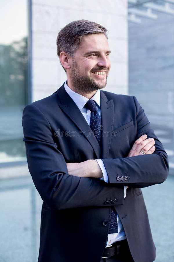 Man folding arms stock photo. Image of boss, elegance - 62940486