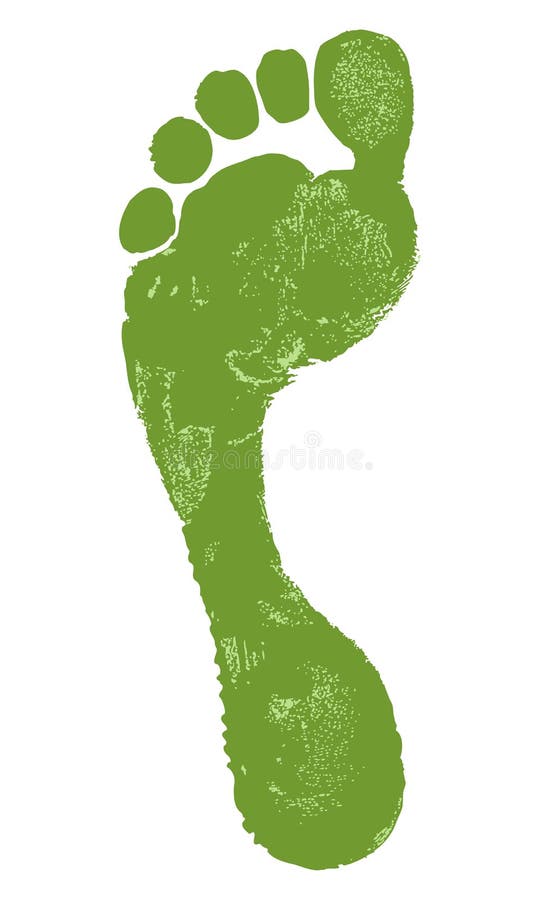 Footprint stock vector. Illustration of outline, imprint - 14385718