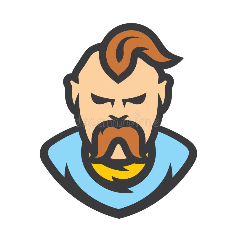 Ukrainian Cossack Vector Cartoon Illustration. Stock Vector ...