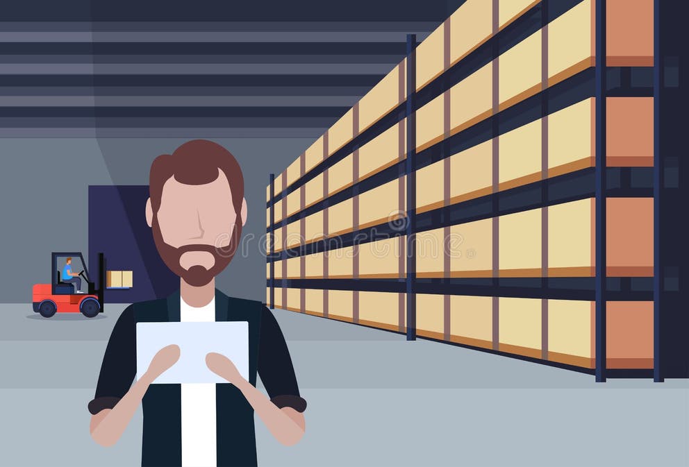 Warehouse Man Stock Illustrations – 19,984 Warehouse Man Stock ...