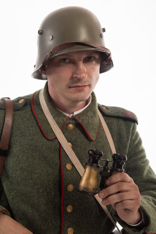 German Infantryman during the First World War. Stock Image - Image of ...