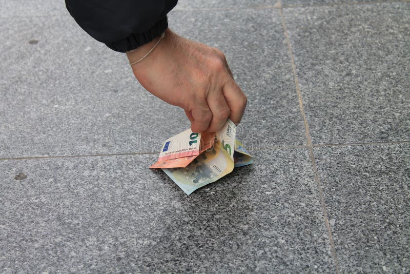 Man found money stock image. Image of takes, bills, money - 67091369