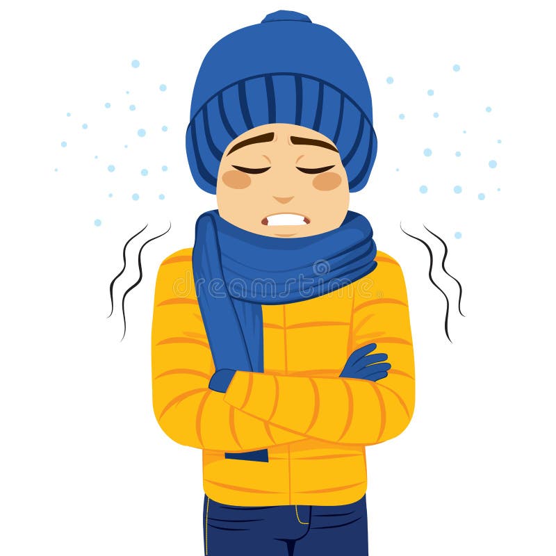 Shivering Person Clip Art