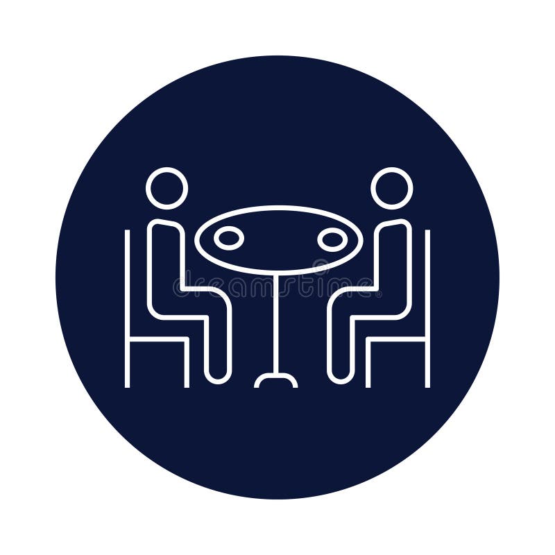 Man, Friends, Restaurant, Table, Friends Dining Icon Stock Illustration ...