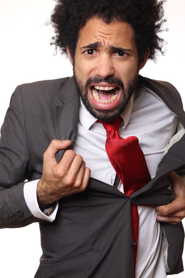 Man in Front of a White Background Doing Expressions Stock Photo ...