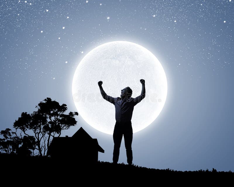 Man Moon Cycle Stock Photos - Free & Royalty-Free Stock Photos from ...