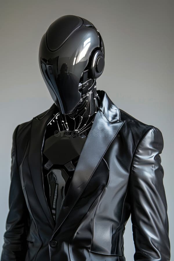 A Man of the Future in a State-of-the-art Cybernetic Suit. the Concept ...