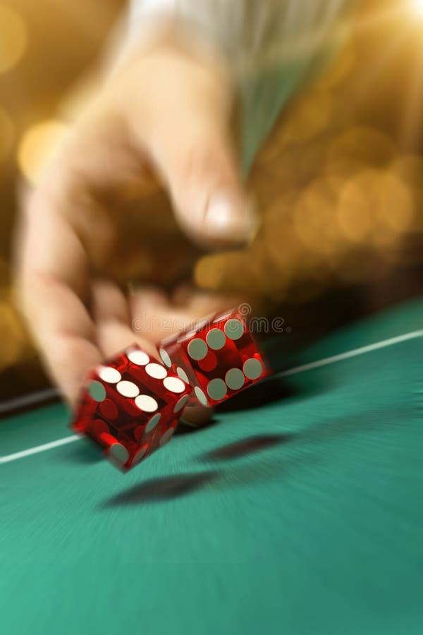 Man Gambling at the Craps Table Stock Image - Image of betting ...