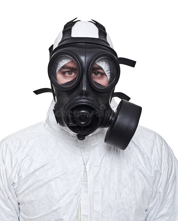 Gas mask stock image. Image of uniform, white, nuclear - 19399889