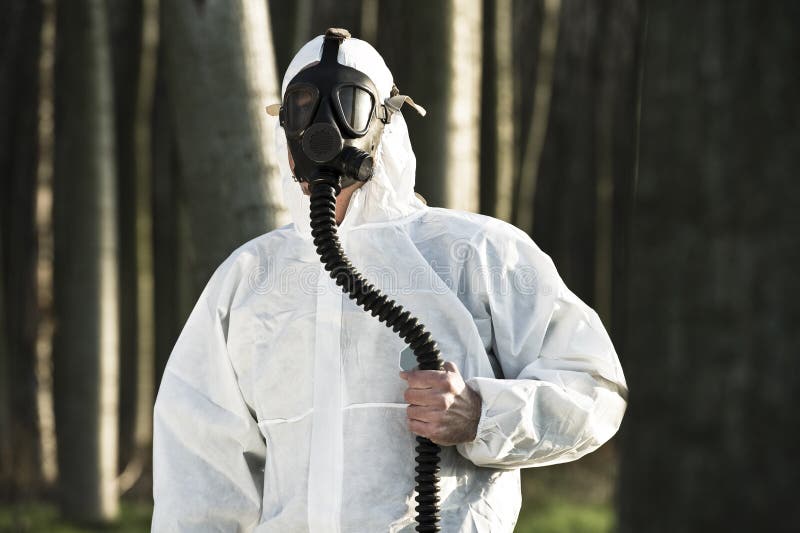 Pest control worker stock image. Image of rats, mask - 31807457