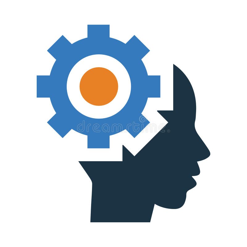 Man, Gear, Head, Human Technology Icon Stock Vector - Illustration of ...