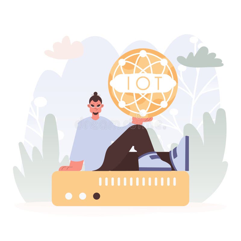 Man Getting a Handle on the IoT Picture Inner Parts Parts the Center of ... Man Getting a Handle on the IoT Picture Inner Parts Parts the Center of ...