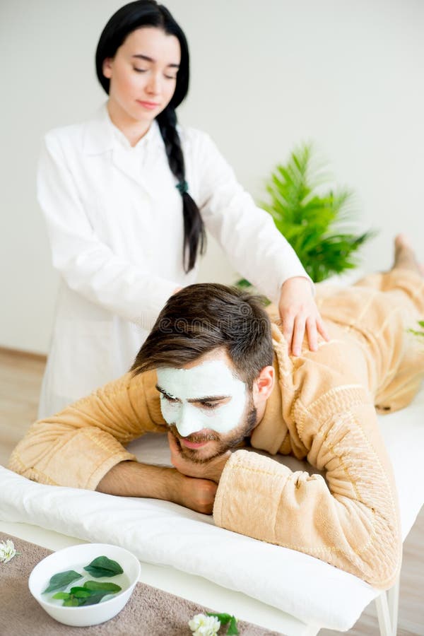 Man getting a massage stock photo. Image of healthy, hands - 97028966
