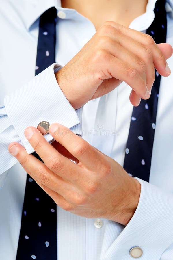 Man getting ready for work stock image. Image of studio - 22256941
