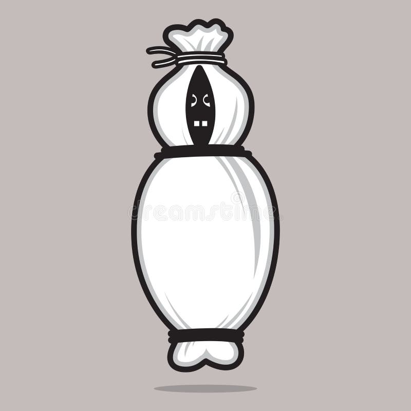 Indonesian Pocong Ghost Stock Illustrations – 18 Indonesian Pocong ...