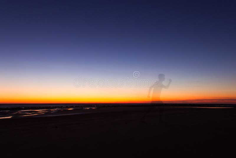 Ghost at Sunset Receiving Natural Light, Mexico Latin America Stock ...