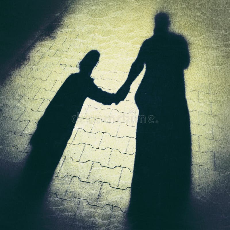 Man and girl editorial photo. Image of shadow, sidewalk - 78481901